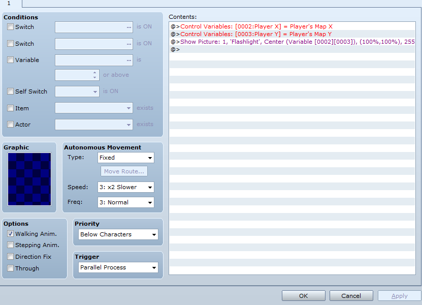 Flashlight/torch effect | RPG Maker Forums
