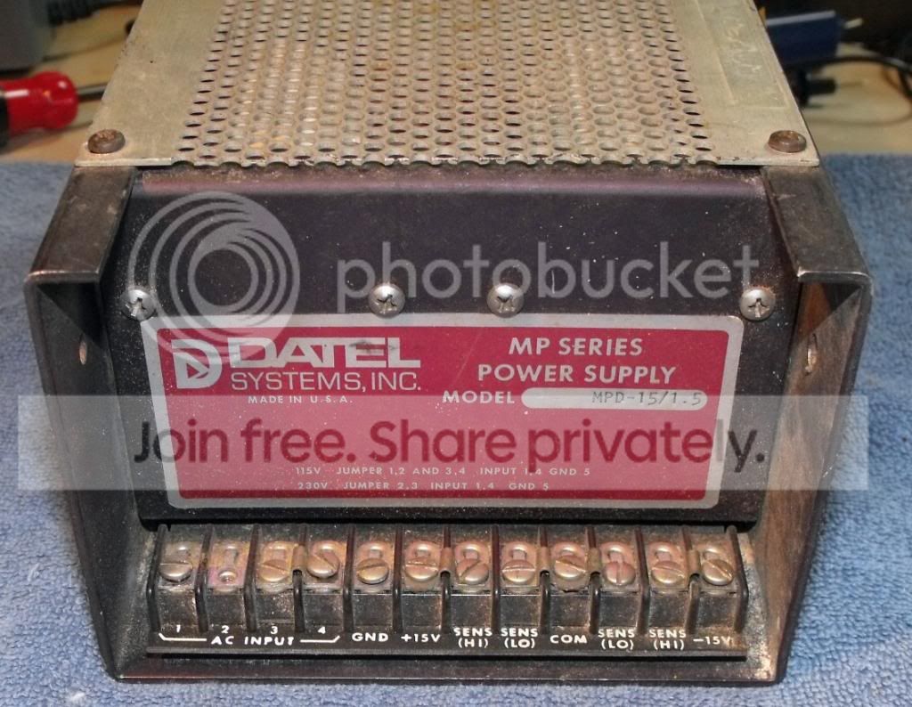 FS: Datel Systems bipolar 15 volt supply. $9 OBO - Antique Radio Forums